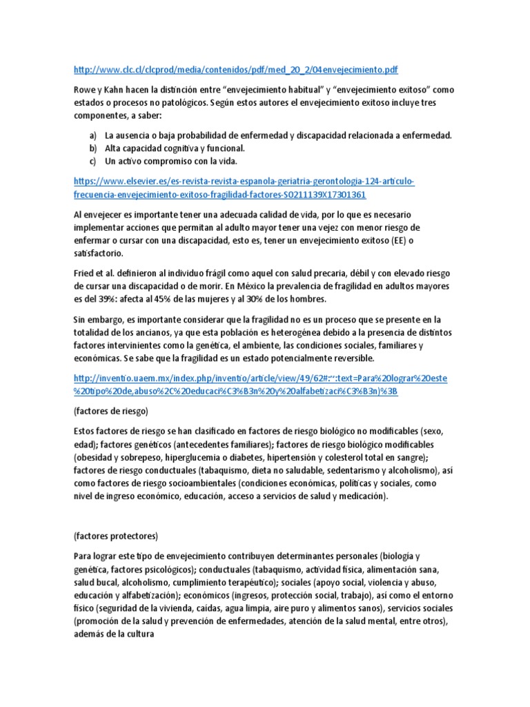 Infografìa Envejecimiento Pdf Vejez Envejecimiento