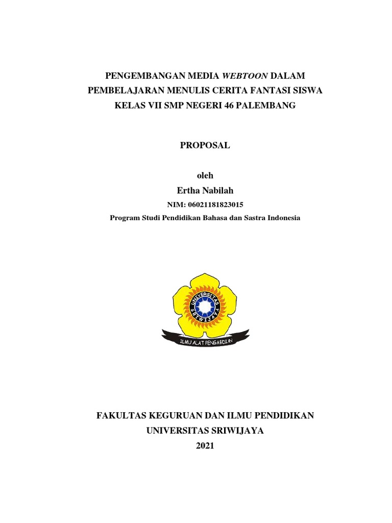 Ertha Nabilah Proposal Pendidikan | PDF