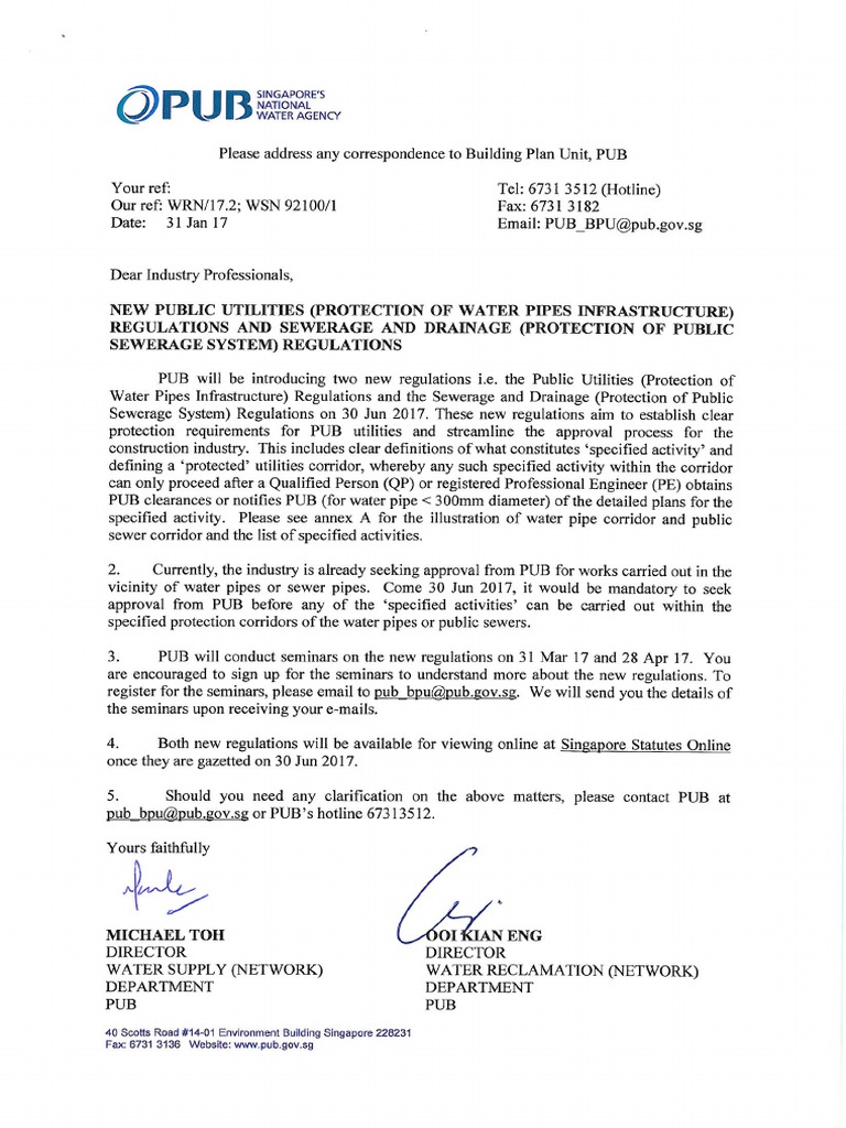 Circular Protection of Water Pipe and Sewer | PDF