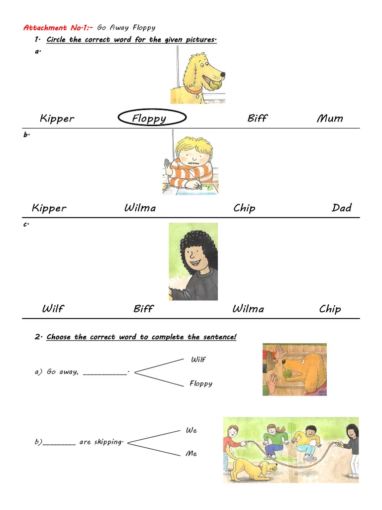 Kipper Floppy Biff Mum: Attachment No.1 | PDF