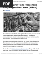 Shortwave Frequency Guide Overview | PDF | Radio | Wireless