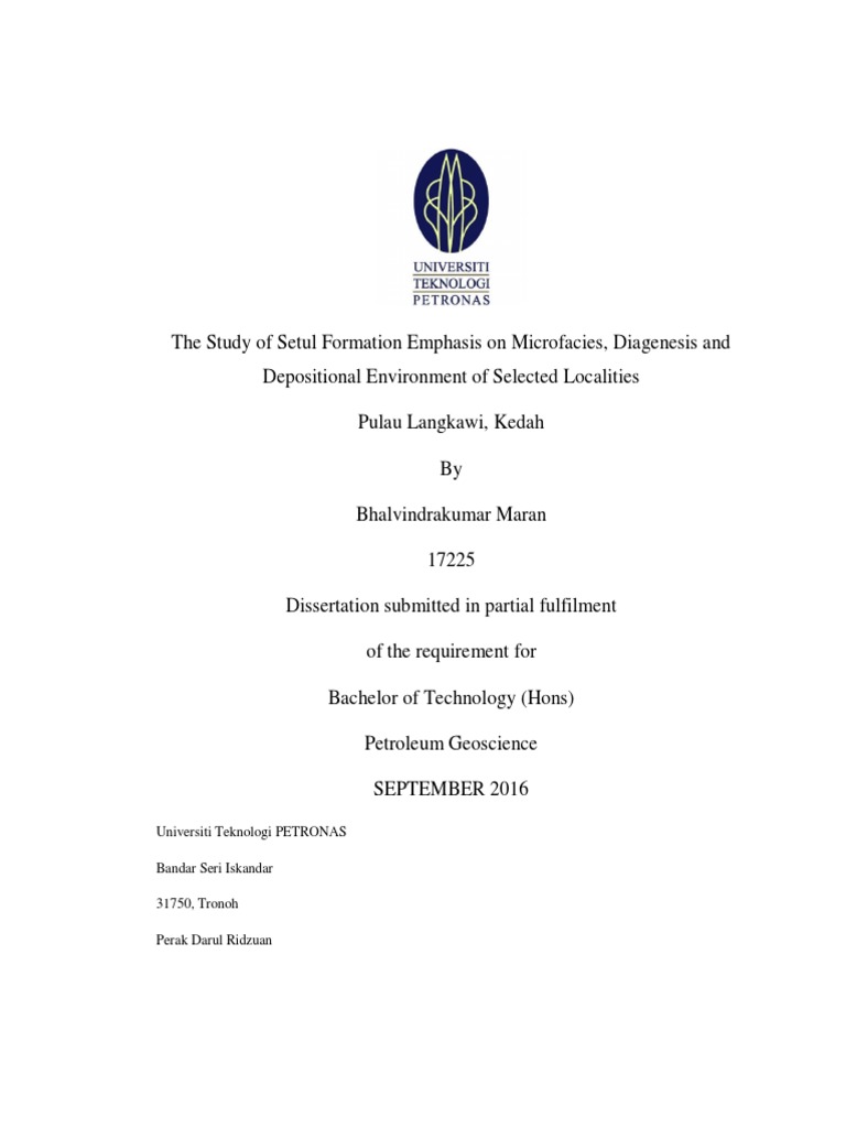 Final Disertation Copy Print | PDF | Geological Formation | Rock (Geology)