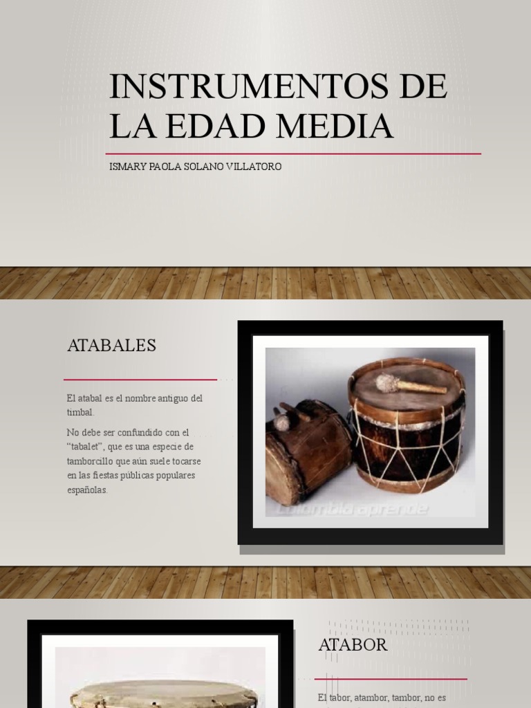 Instrumentos Musicales de la Edad Media | PDF | Hogar, jardinería y ...