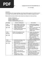 A1 Speaking Assessment Grid | PDF