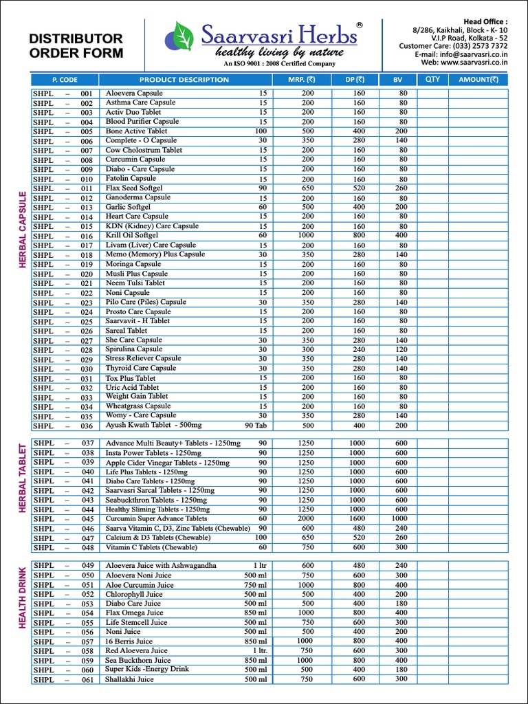 SHPL Products Price List 2025 PDF | PDF | Nature