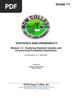 Statistics and Probability: Quarter 3 - Module 1: Random Variables ...