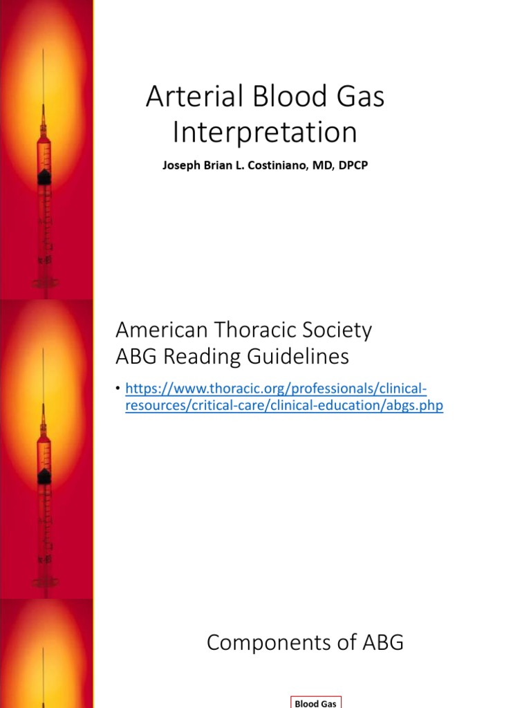 ABG Notes | PDF | Medical Emergencies | Physiology