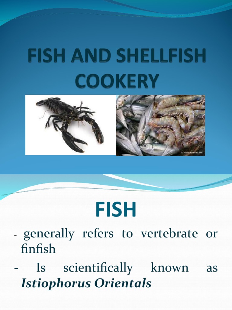 Fish and Shellfish Classification Guide | PDF | Fish | Fat