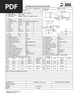 Draft WPS For Carbon Steel Pipe | PDF | Welding | Construction