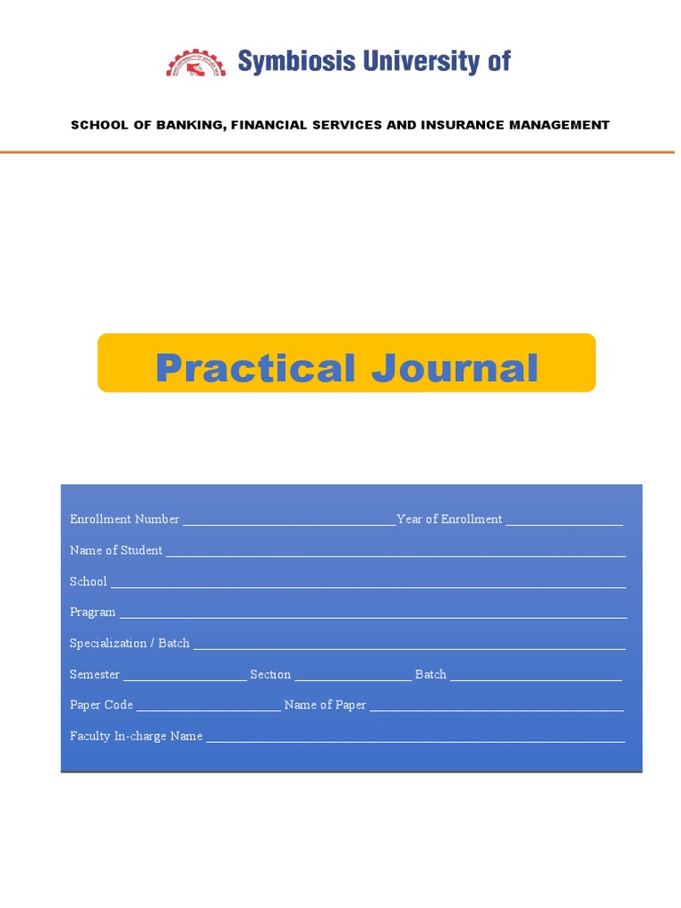 Practical Journal Format | PDF