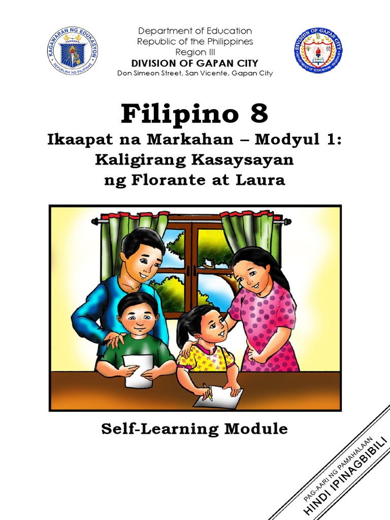 Filipino 8 SLMs 4th Quarter Module 1 | PDF
