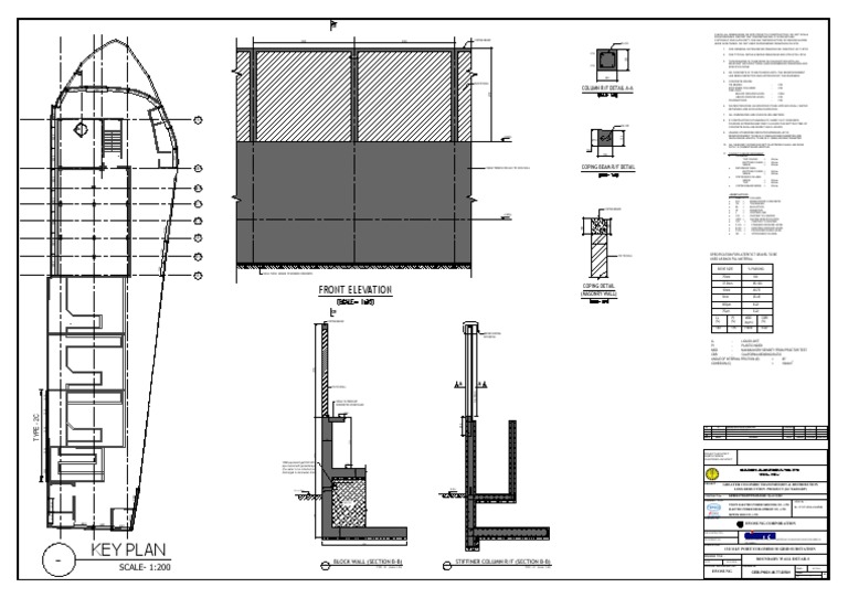 GAs - BOUNDARY WALL-S77 BOUNDARY WALLS | PDF | Wall | Concrete