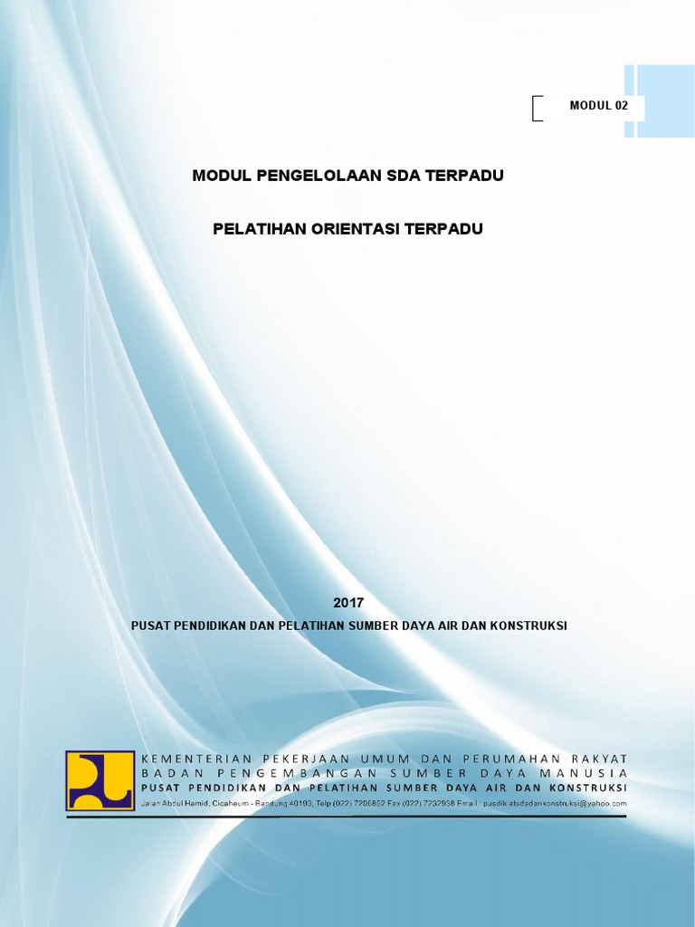 10f4d - Modul - 2 - Pengelolaan - SDA - Terpadu 2-Dikonversi | PDF
