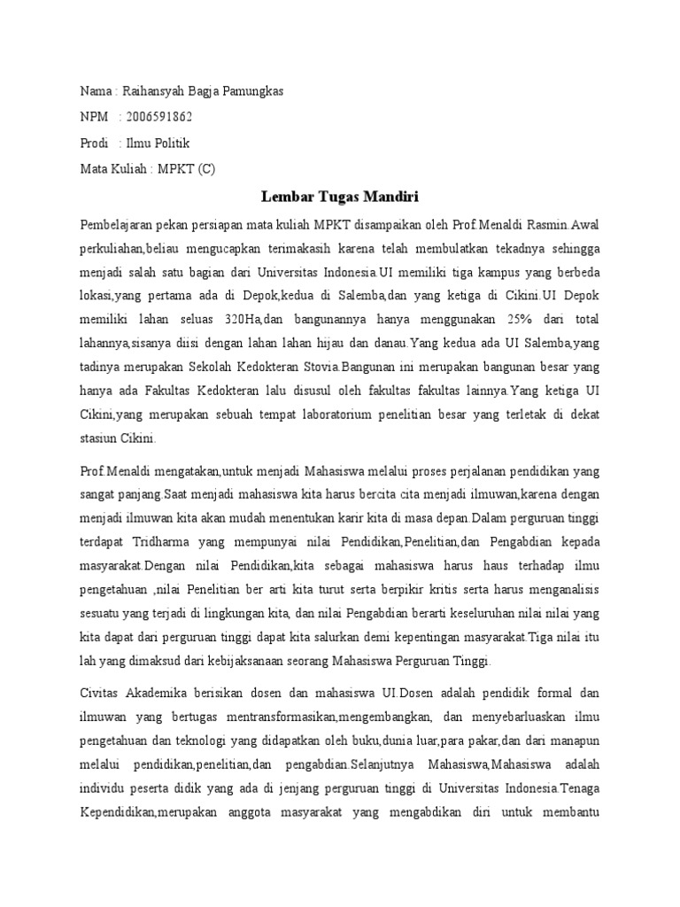 LTM MPKT E - Raihansyah Bagja Pamungkas | PDF