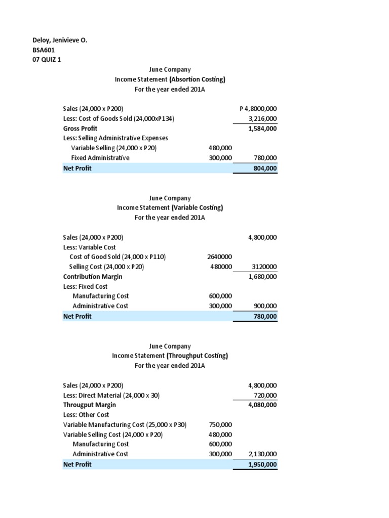 07 Quiz 1 - SCM | PDF