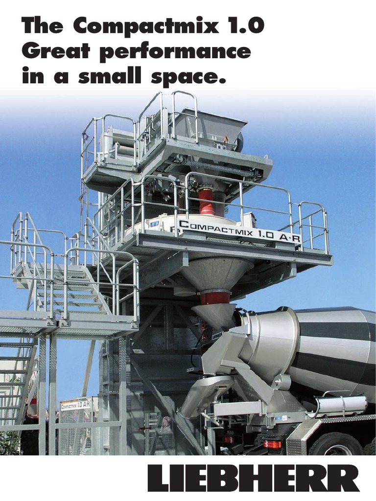 The Compactmix 1.0 Great Performance in A Small Space | PDF | Concrete ...
