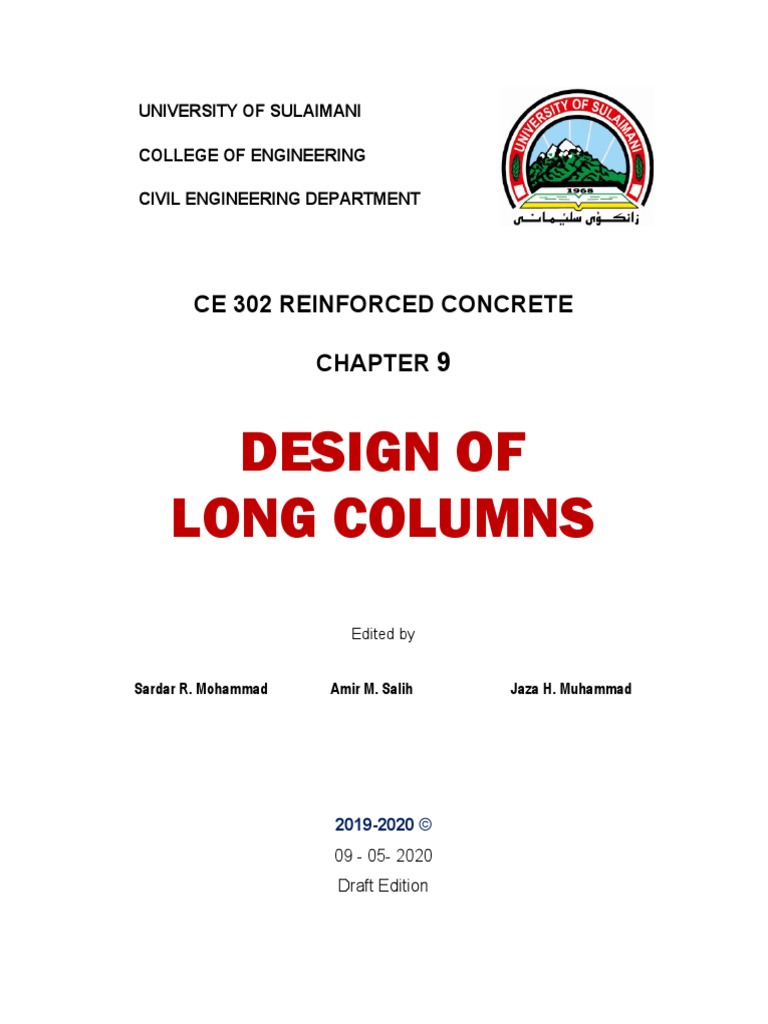 C 9 - Long Columns | PDF | Buckling | Column