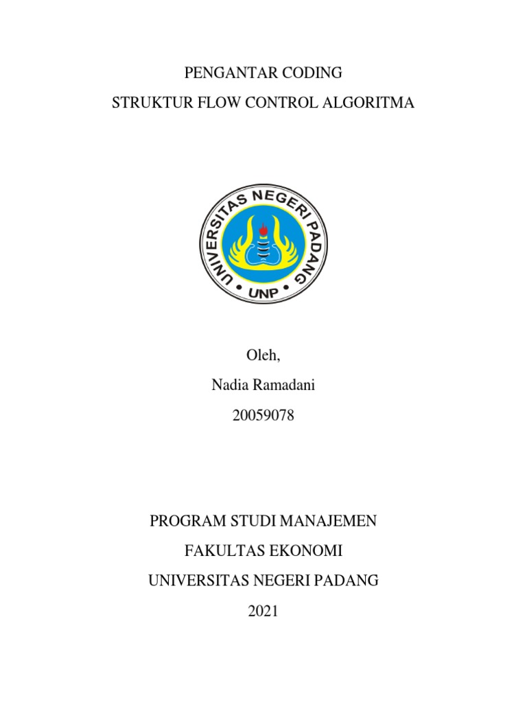 Struktur Flow Control Algoritma | PDF