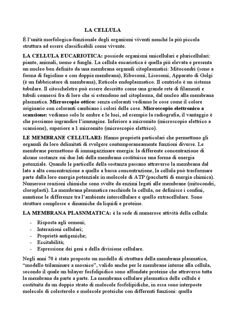 La Cellula | PDF