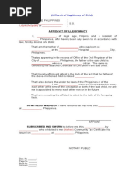 Certificate of Unemployment Sample | PDF | Social Science | Law