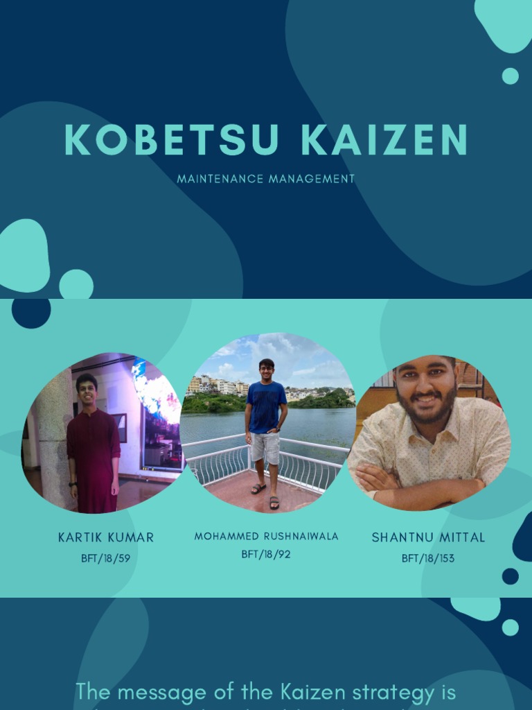 Kobetsu Kaizen: Maintenance Management | Download Free PDF | Business ...