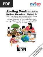 Mga Programa at Patakaran Ni Pangulong Manuel Roxas | PDF