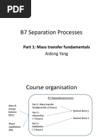 Lecture Notes On Mass Transfer | PDF | Diffusion | Mass Transfer
