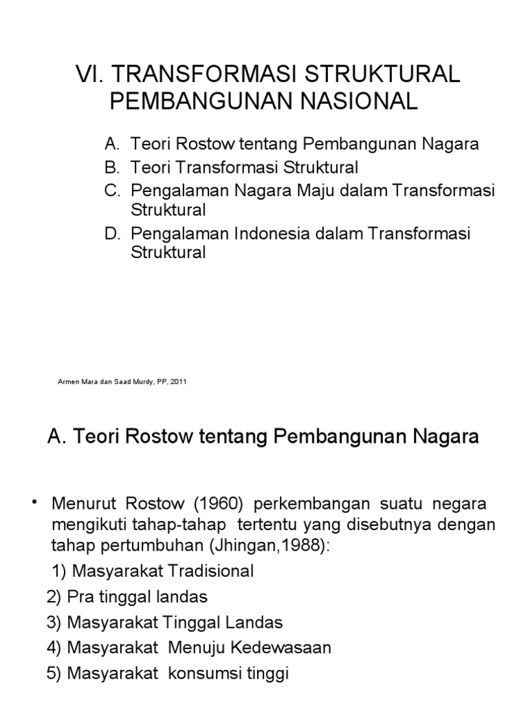 V. Transformasi Struktural | PDF