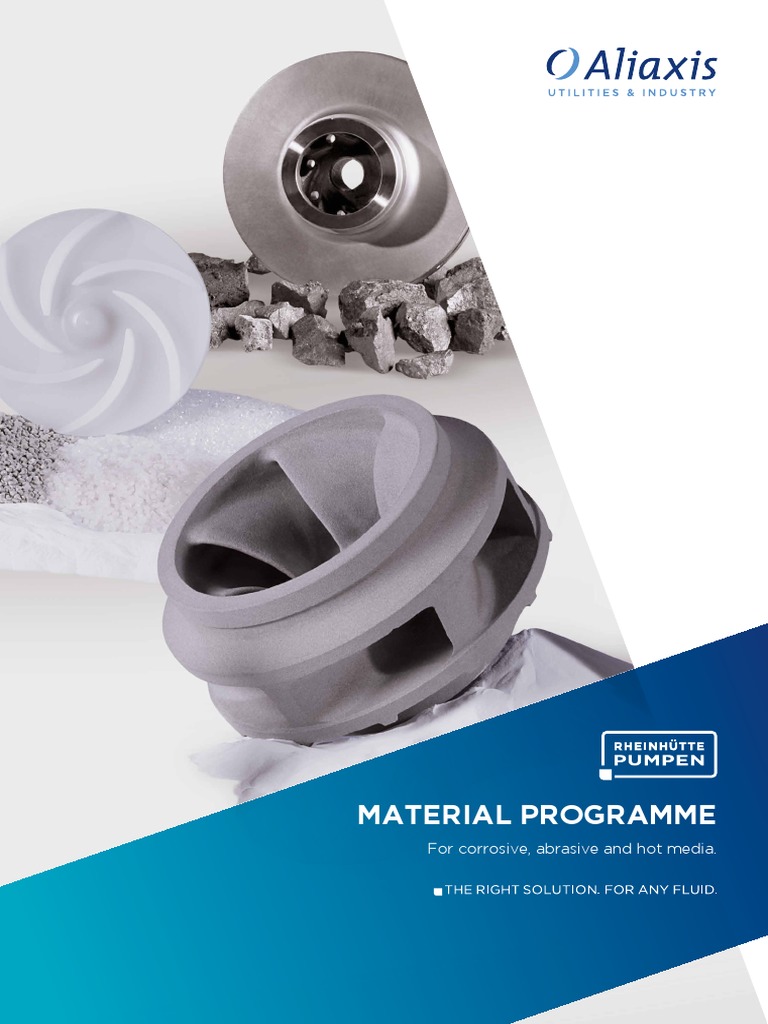 Friatec - Rheinhuette - Pumpen Materials Metal Plastic Ceramic Pumps ...