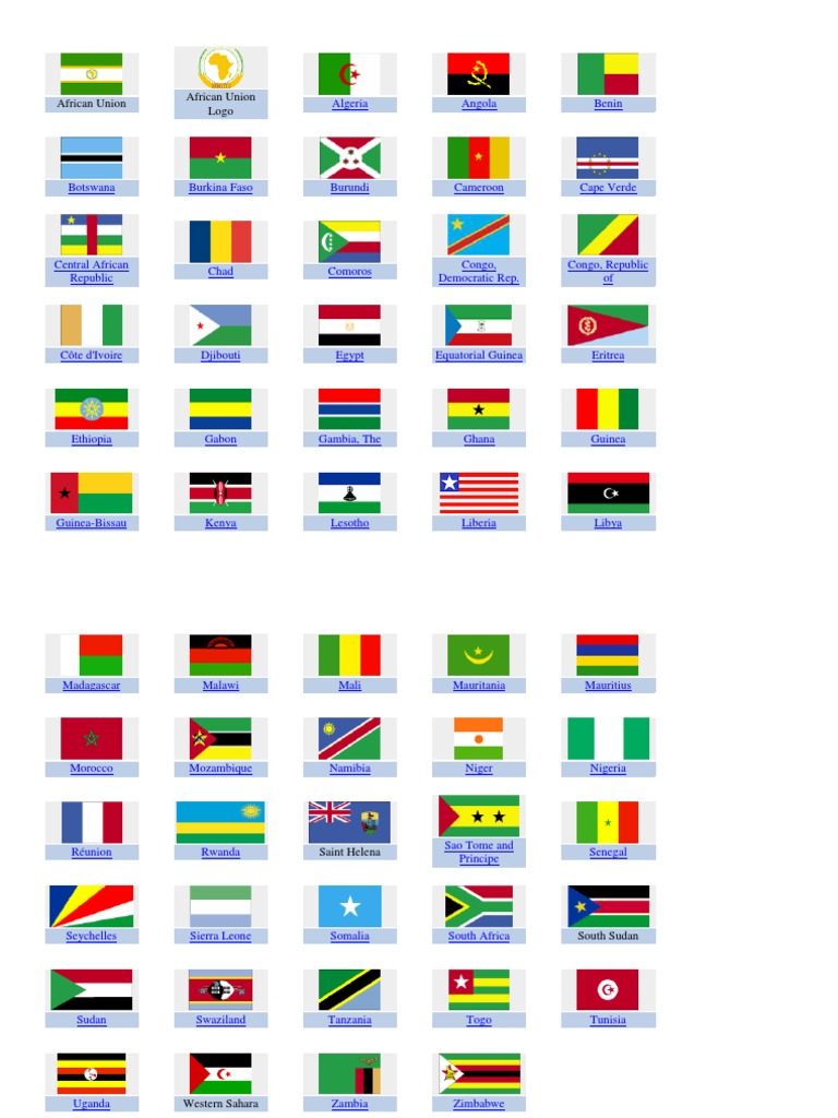 African COUNTRY FLAGS | PDF