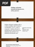 Solvay Process for Soda Ash Production | PDF