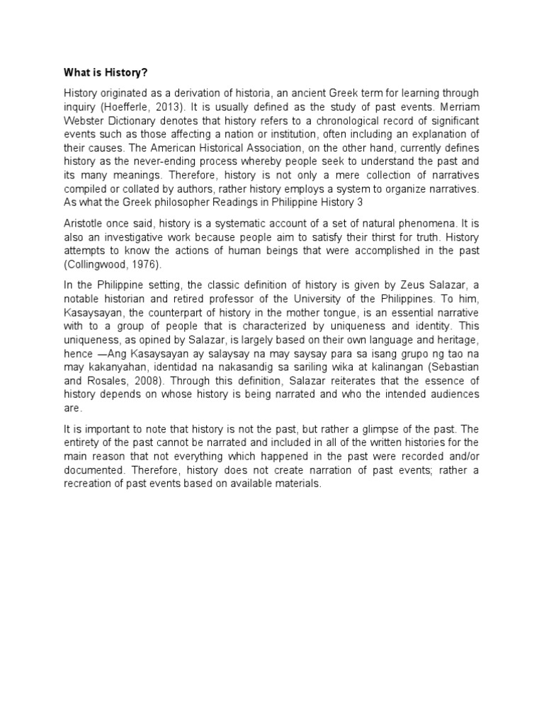 What Is History? | PDF