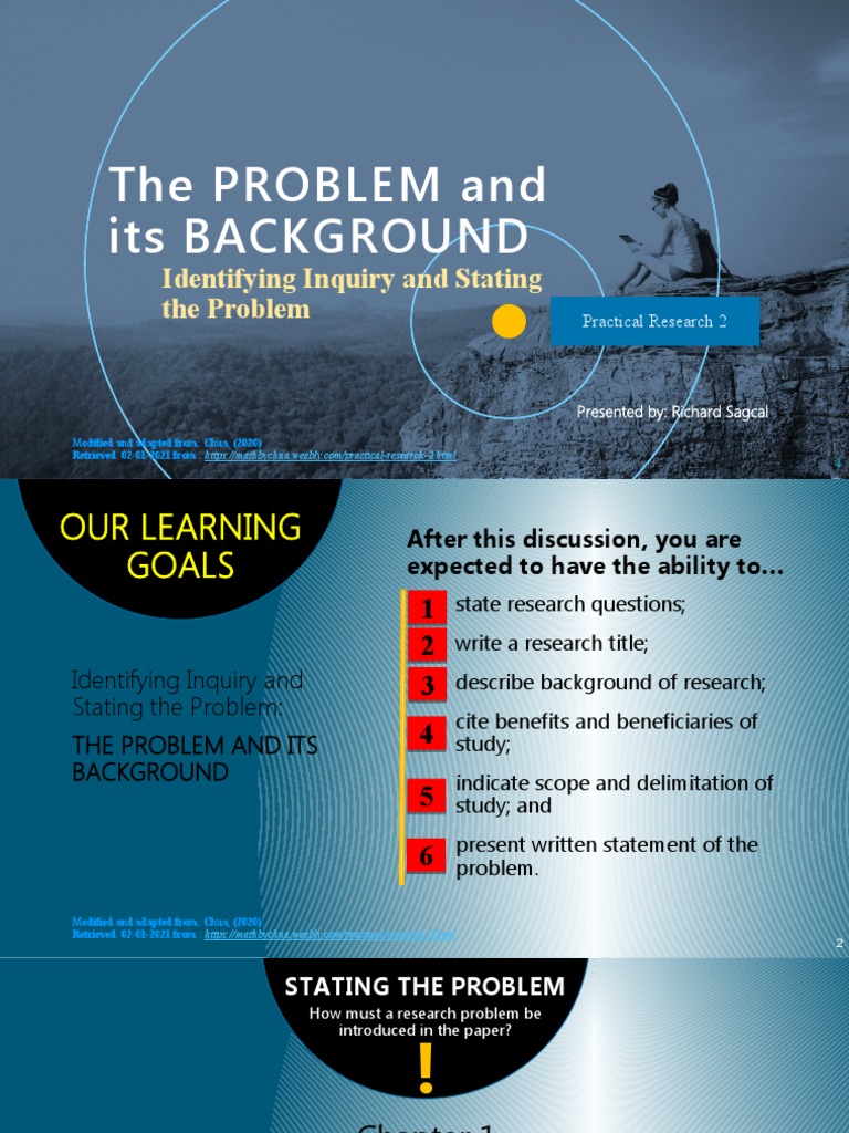04 The Problem and Its Background Version 2 | PDF | Social Media ...