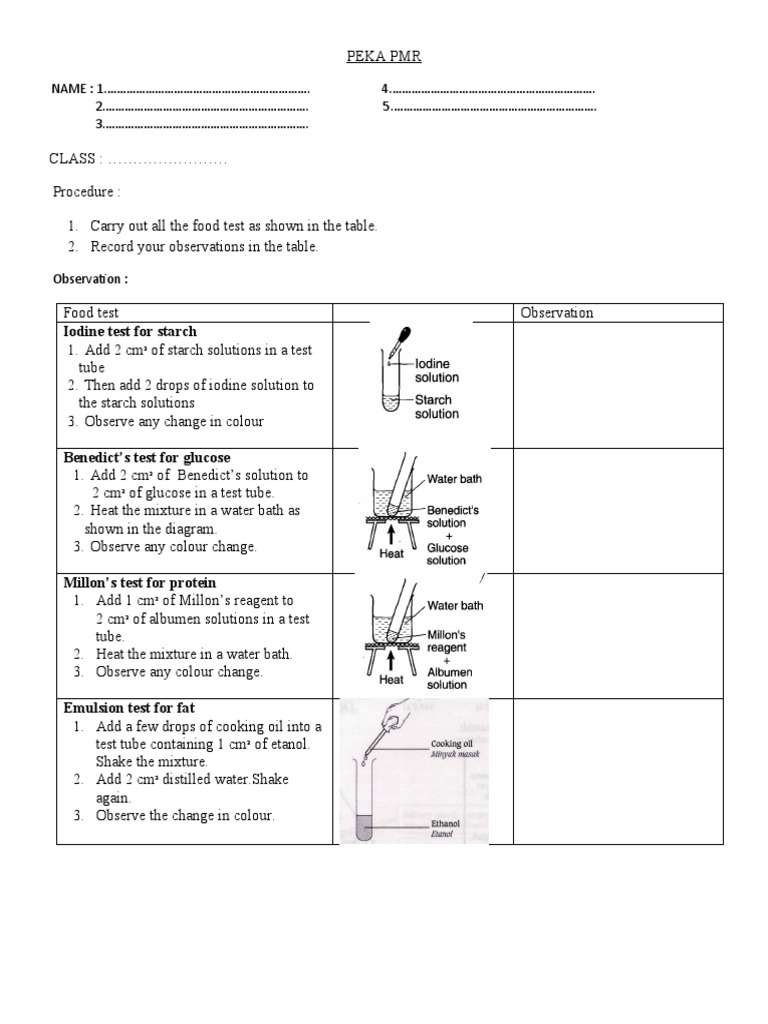 Iodine Test For Starch | PDF | Physical Sciences | Chemical Substances