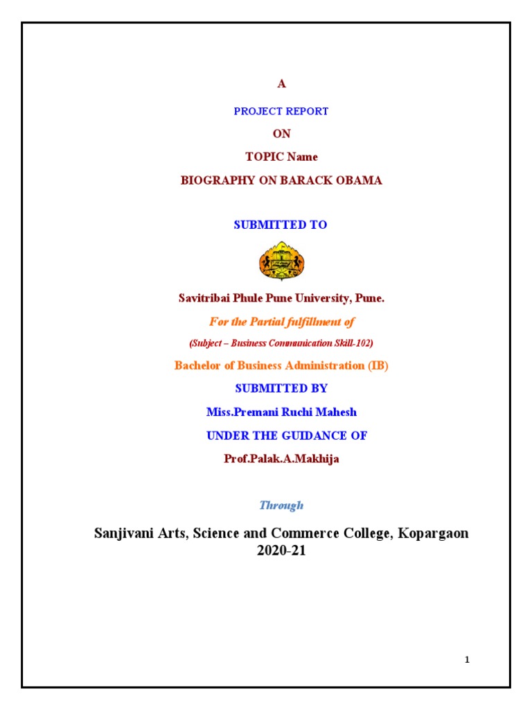 Biography of Barack Obama | PDF | Barack Obama | Democratic Party ...