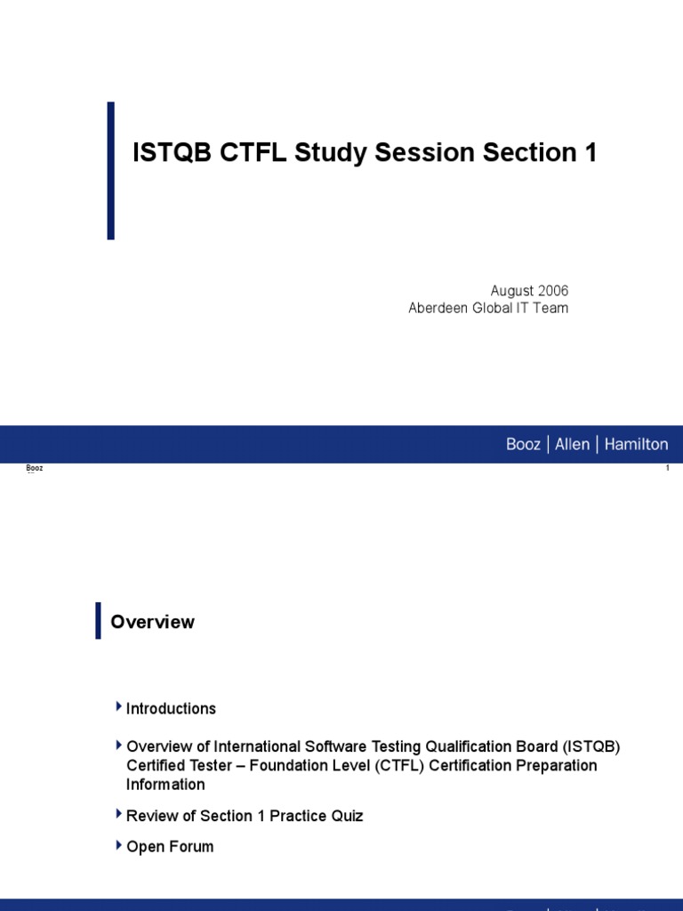 Section 1 Answers Presentation | PDF | Software Testing | Software Bug