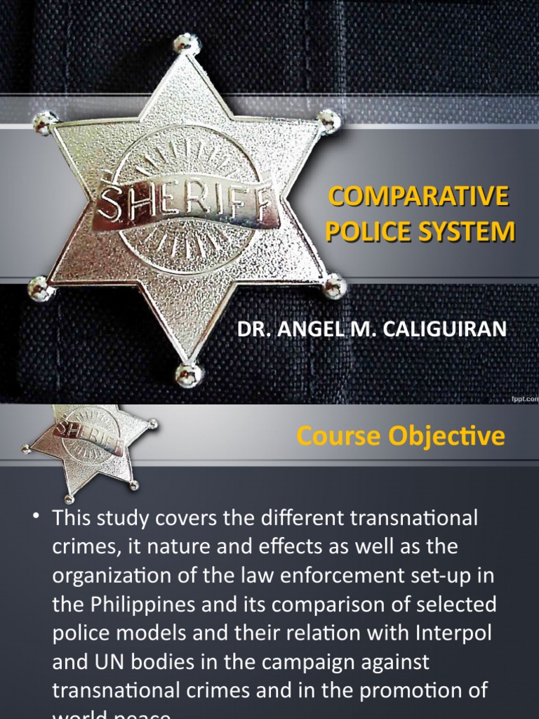 Comparative Police System | PDF | Organized Crime | Inspector