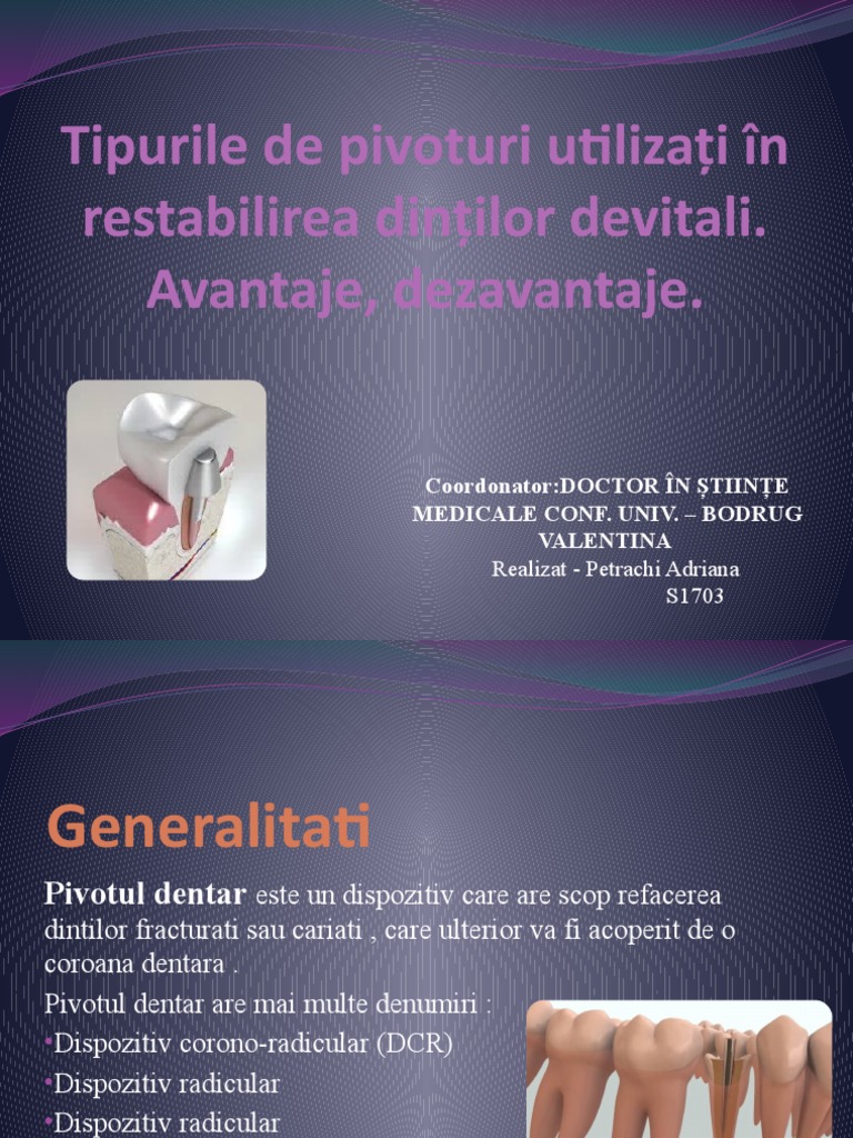 Tipurile de Pivoturi | PDF