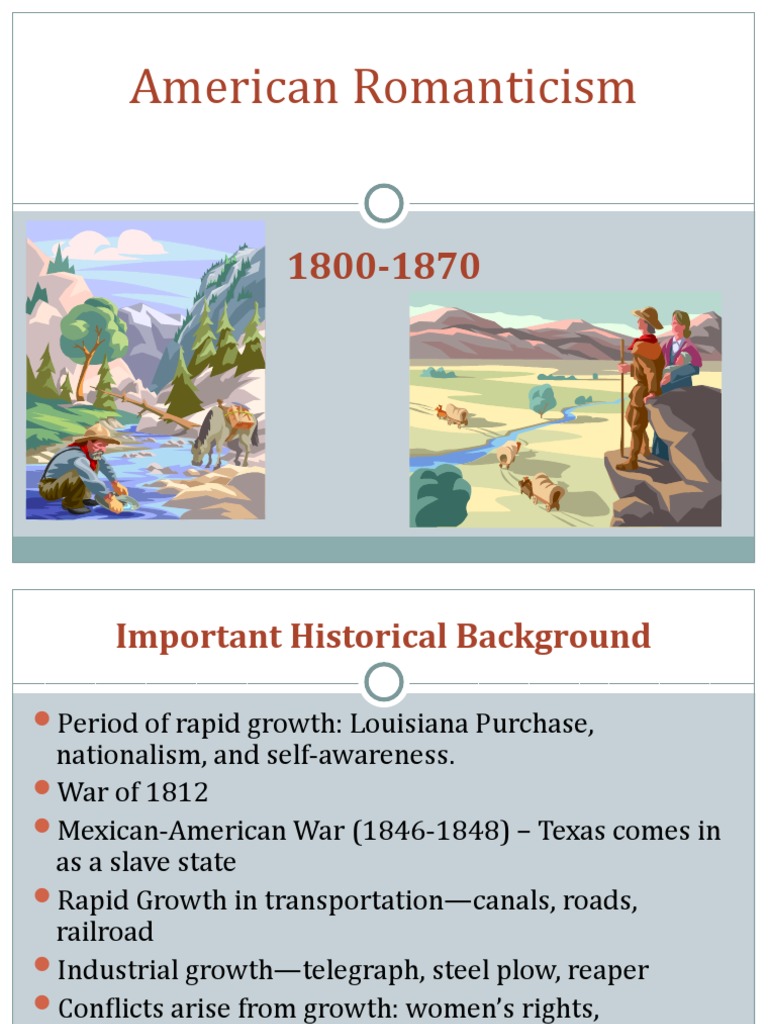 American Romanticism-4 | PDF | Henry David Thoreau | Ralph Waldo Emerson