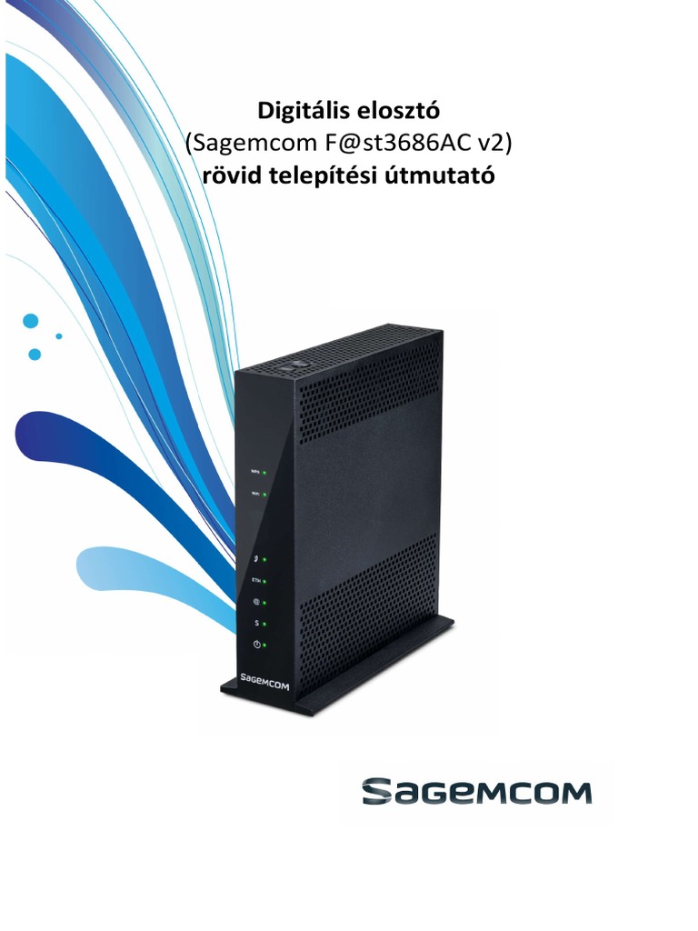 Sagemcom F@St3686ACv2 Digitalis Eloszto | PDF