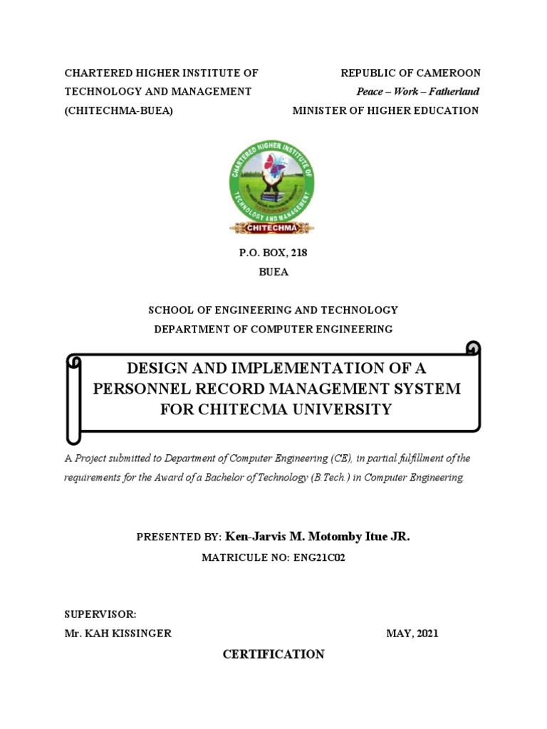 K-J Design Project Update | Download Free PDF | Information System ...