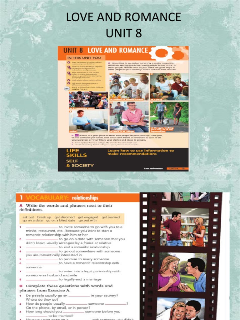 Love and Romance Unit 8 | PDF