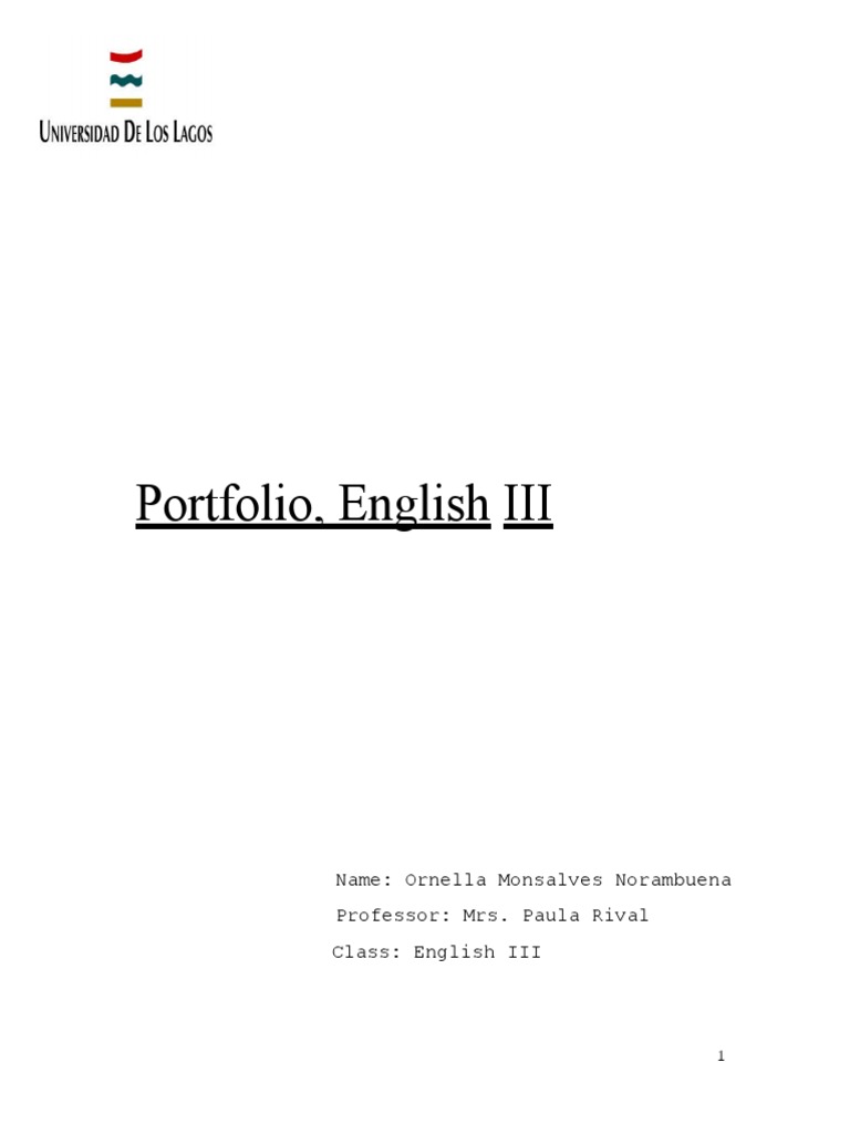 Portafolio Ingles Avance | PDF | Vocabulary | Brain