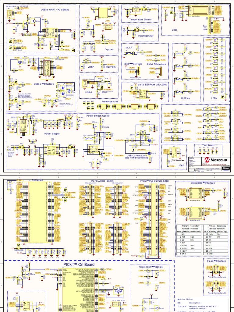 Explorer 16 32 Schematics R6 3 | PDF | Computing And Information Technology