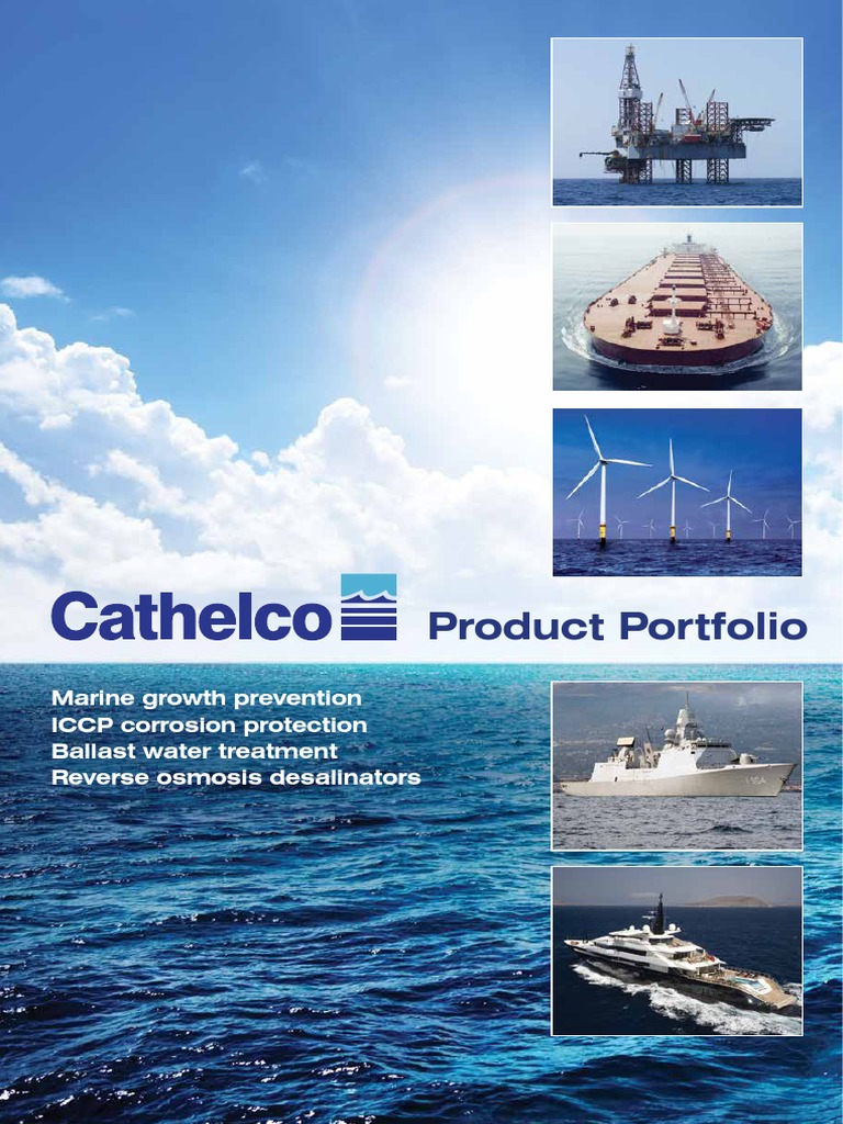 Cathelco Product Portfolio Brochure | PDF | Anode | Offshore Wind Power