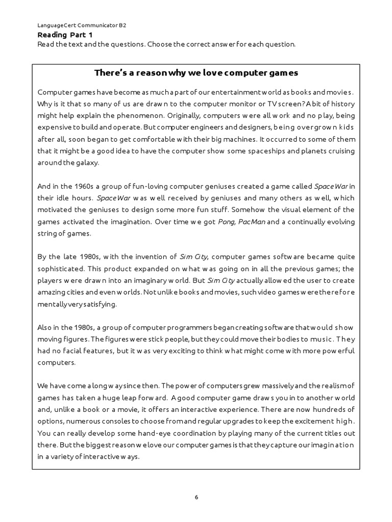 History of Computer Games Evolution | PDF | Panama Canal | Video Games