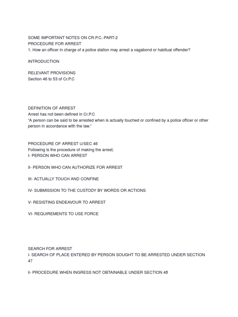 Crpc-Notes Compress | PDF