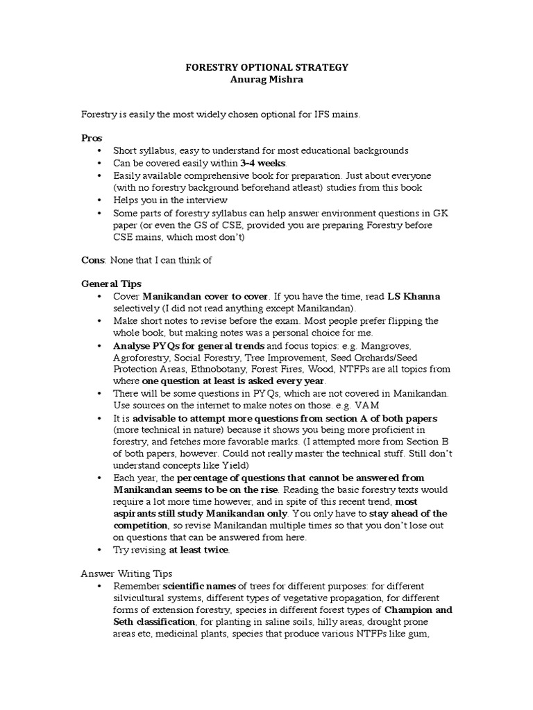 Forestry Strategy | PDF | Forestry | Forests