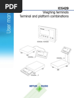 Mettler Toledo Weight Scale ICS 425 | PDF | Weight | Computer Engineering