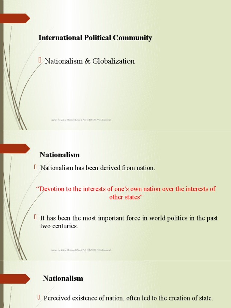 Nationalism and Globalization | PDF | Nationalism | Hegemony